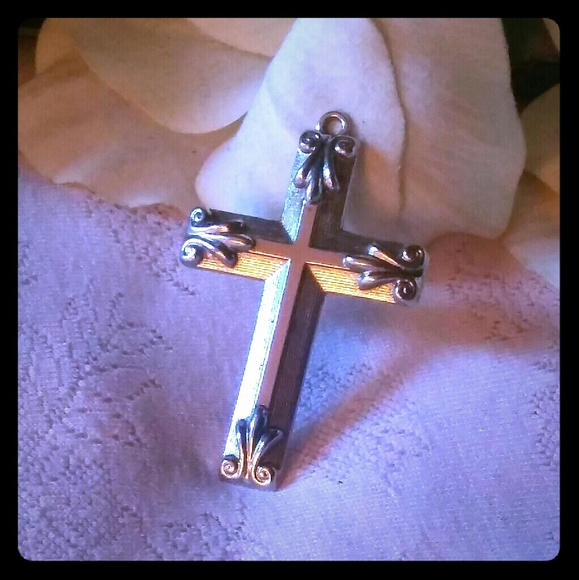 Jewelry | Vintage Engraved On Back Cross | Poshmark